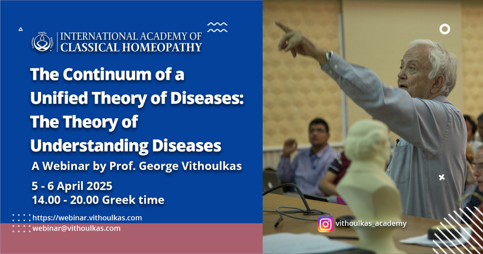 The Continuum of a Unified Theory of Diseases_A Webinar by Prof. George ...